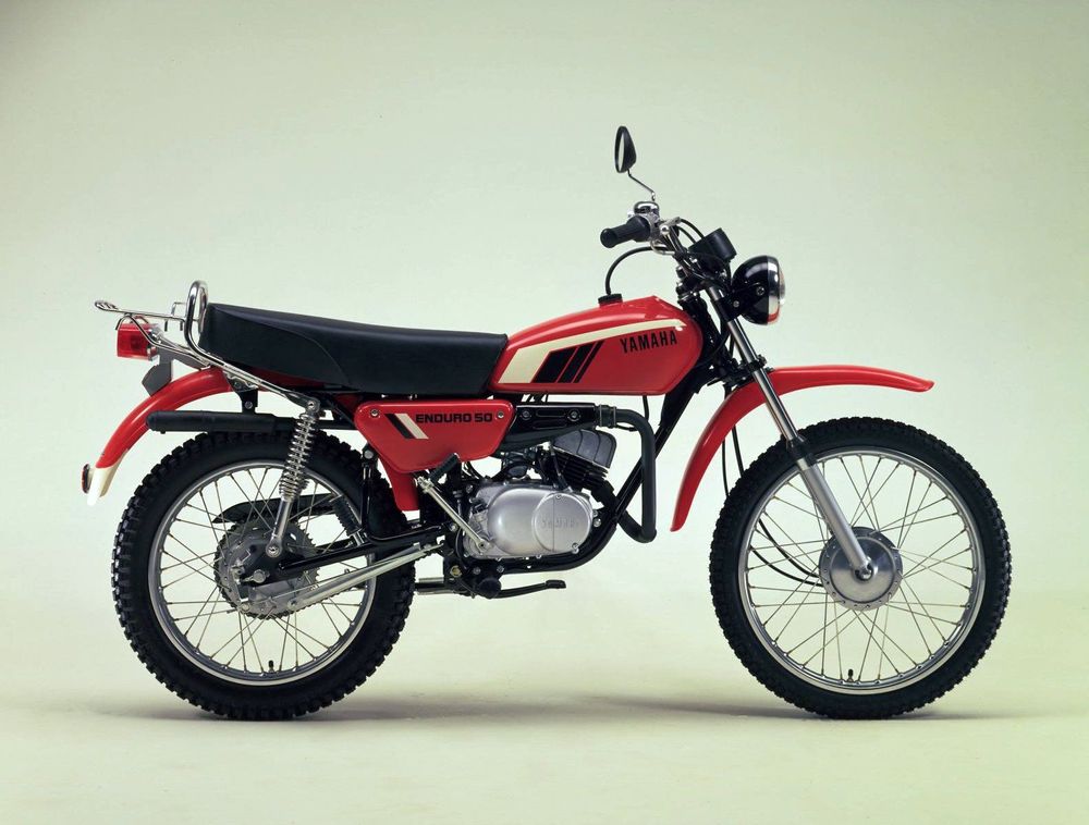 FT → GT → MR → DT = DT50MX : 50cc offroad evolutionen