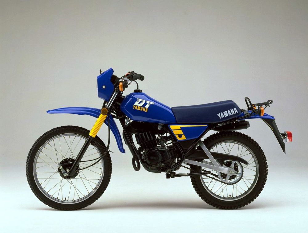 FT → GT → MR → DT = DT50MX : 50cc offroad evolutionen