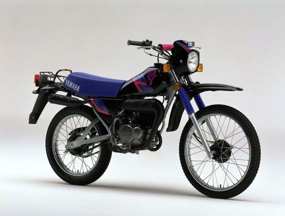 FT → GT → MR → DT = DT50MX : 50cc offroad evolutionen