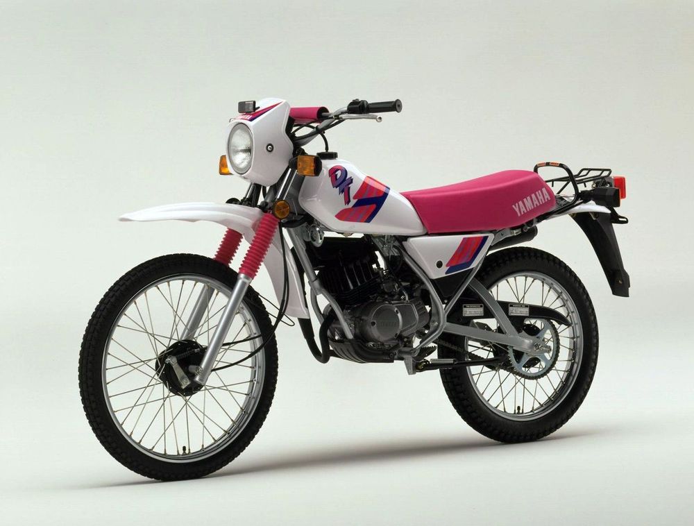 FT → GT → MR → DT = DT50MX : 50cc offroad evolutionen