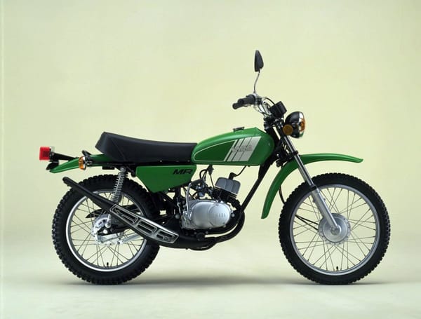 FT → GT → MR → DT = DT50MX : 50cc offroad evolutionen
