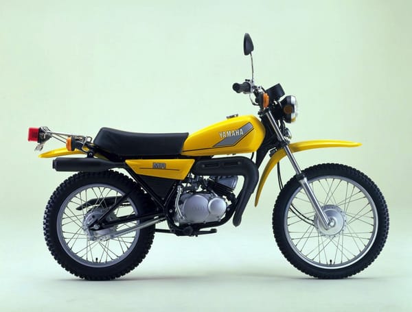 FT → GT → MR → DT = DT50MX : 50cc offroad evolutionen